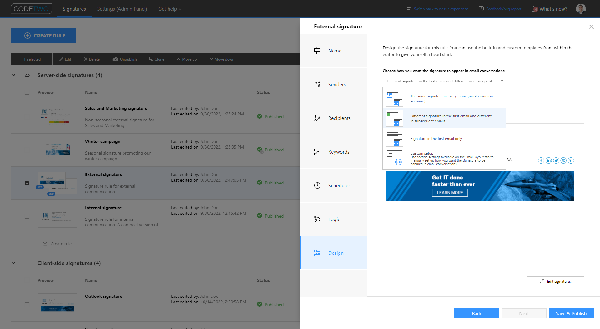 CodeTwo Email Signatures 365 Price, Reviews & Ratings | GetApp Ireland 2024