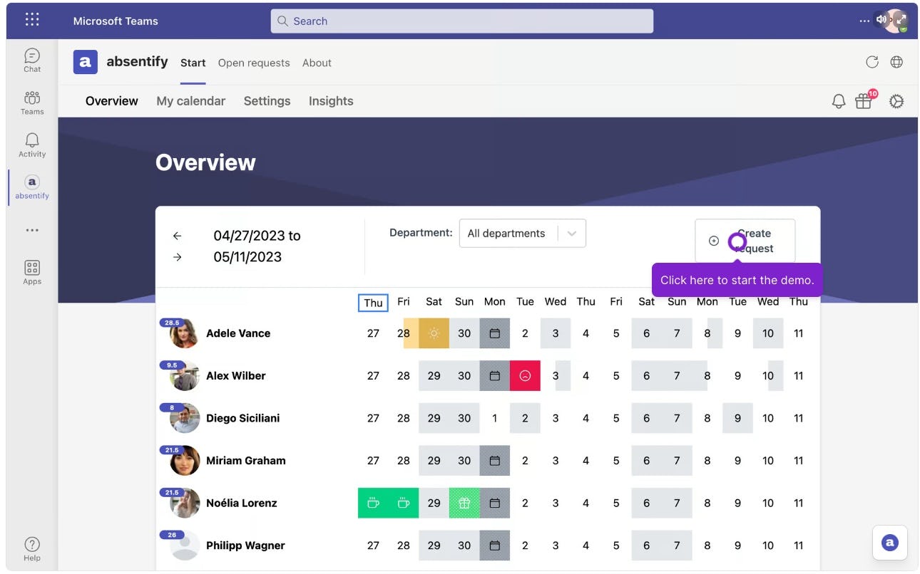 absentify Software - 2025 Reviews, Pricing & Demo
