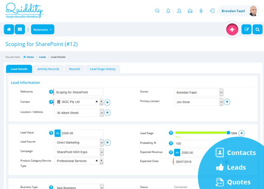 Quiddity Cost & Reviews - Capterra Australia 2025