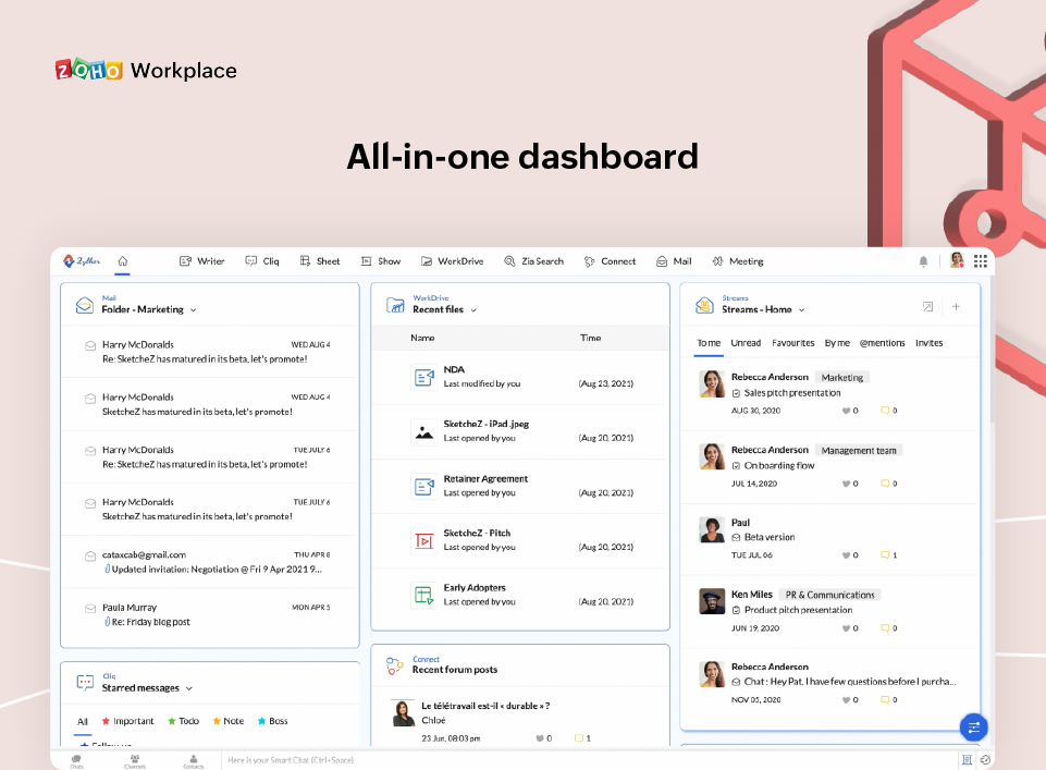 Zoho Workplace 2026 Pricing, Features, Reviews & Alternatives | GetApp