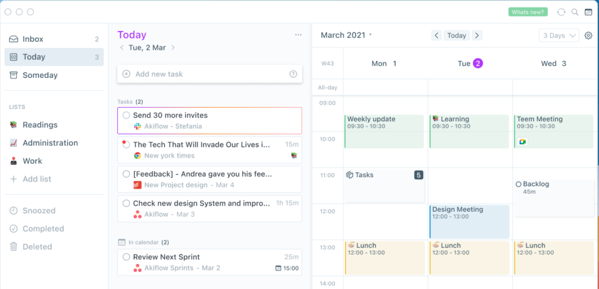 Akiflow Software - 2025 Reviews, Pricing & Demo