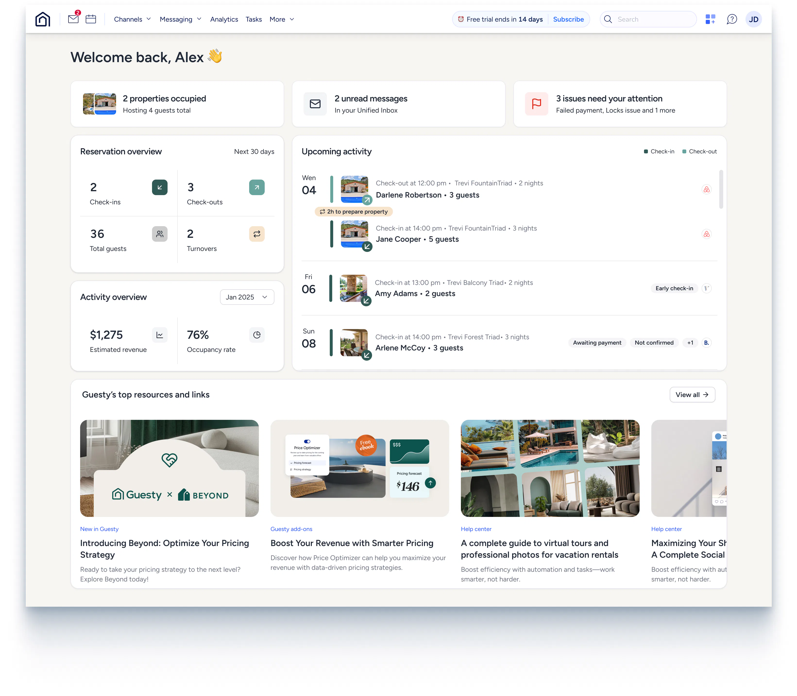 Guesty Lite | Bewertungen, Preise und Demos – SoftwareAdvice DE