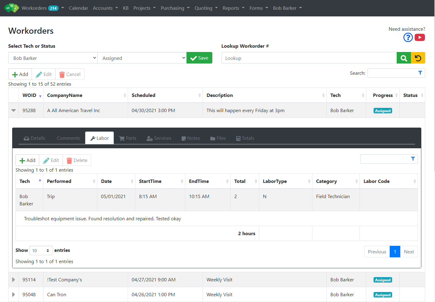 Workorders - Prix, tarif, abonnement et avis | GetApp Belgique 2025