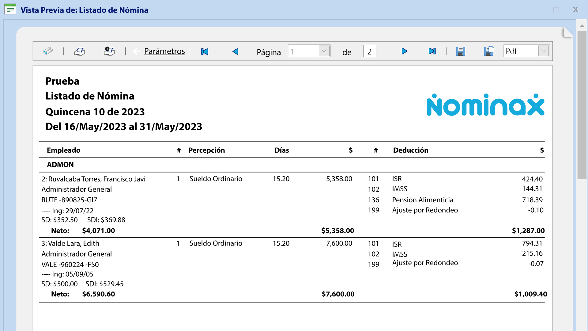 Nominax - Opiniones, precios y características - Capterra España 2025