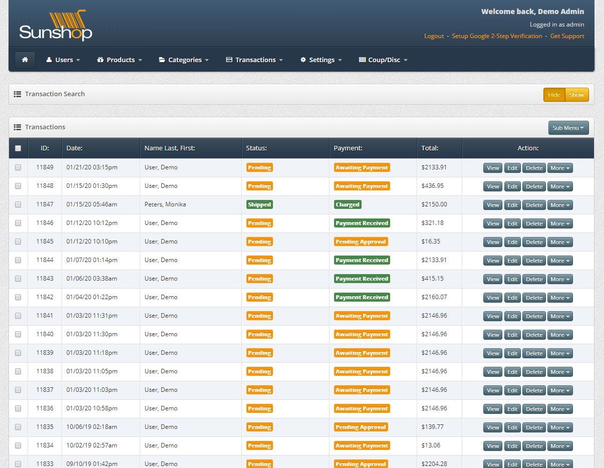 SunShop | Reviews, Pricing & Demos - SoftwareAdvice AU