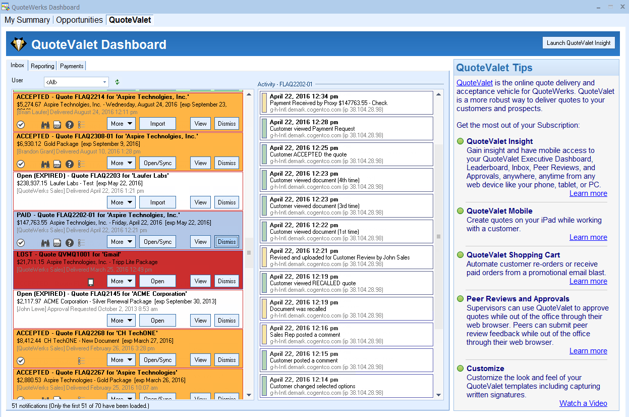 QuoteWerks | Reviews, Pricing & Demos - SoftwareAdvice GB