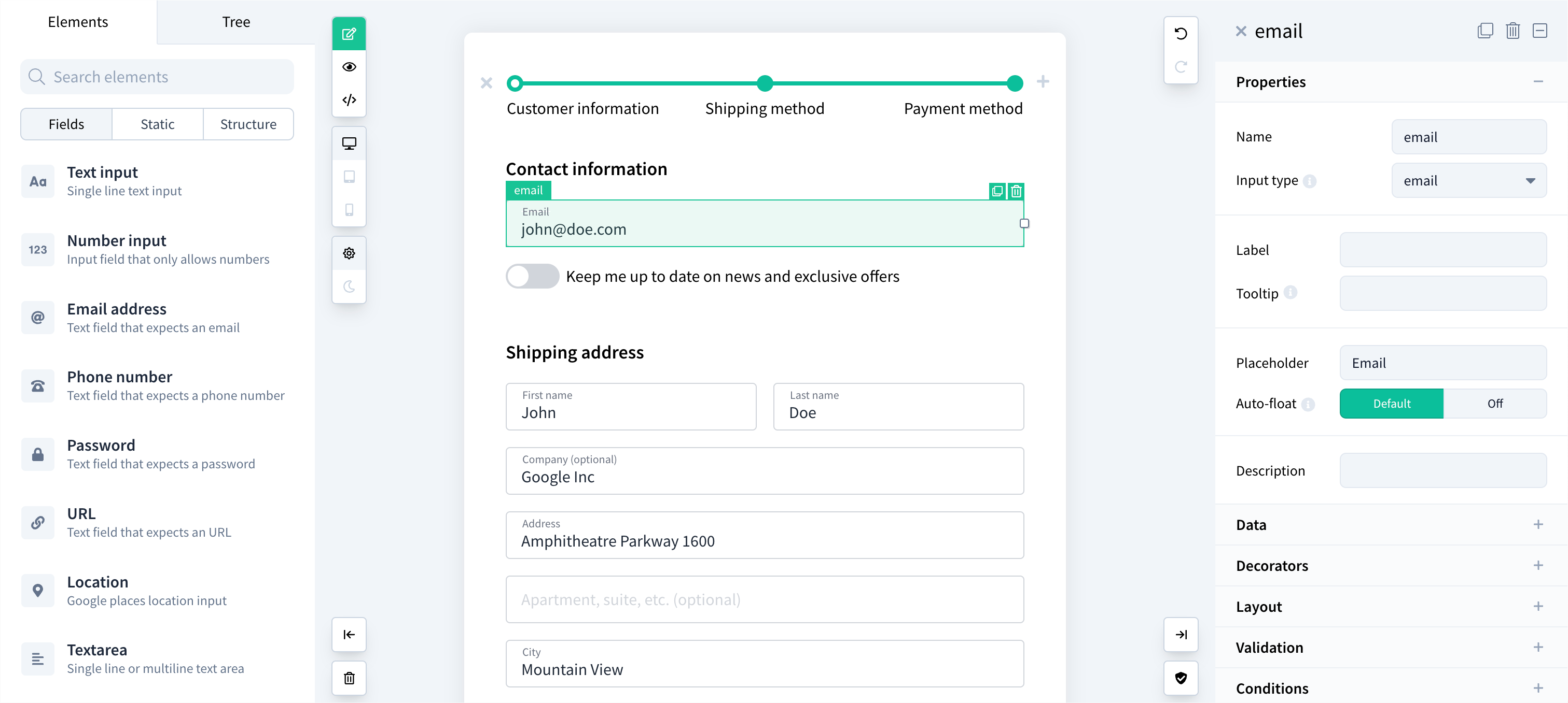 Vueform Builder Software - 2025 Reviews, Pricing & Demo