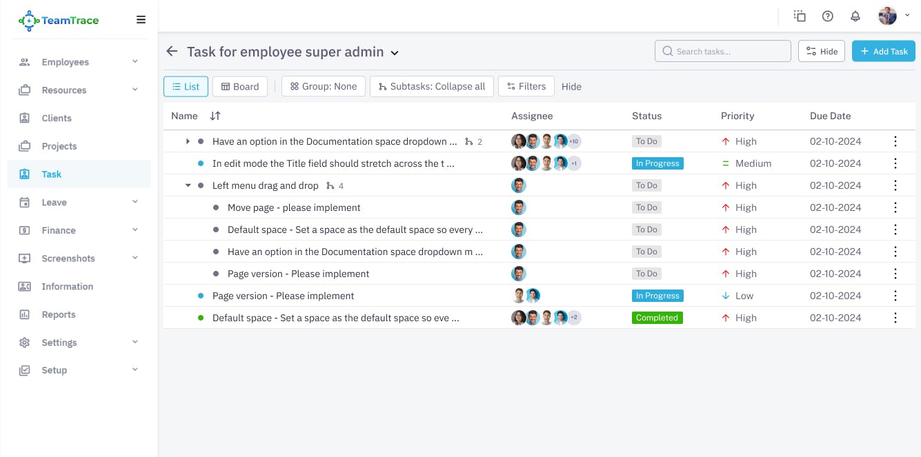 TeamTrace Software - 2024 Reviews, Pricing & Demo