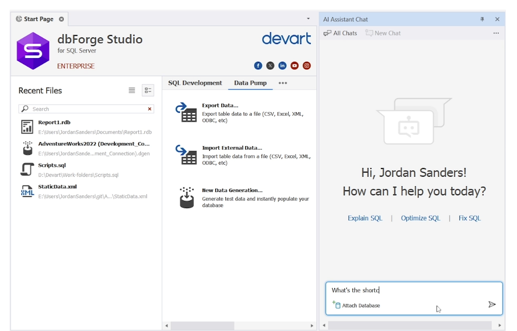 dbForge AI Assistant Pricing, Cost & Reviews - Capterra UK 2025