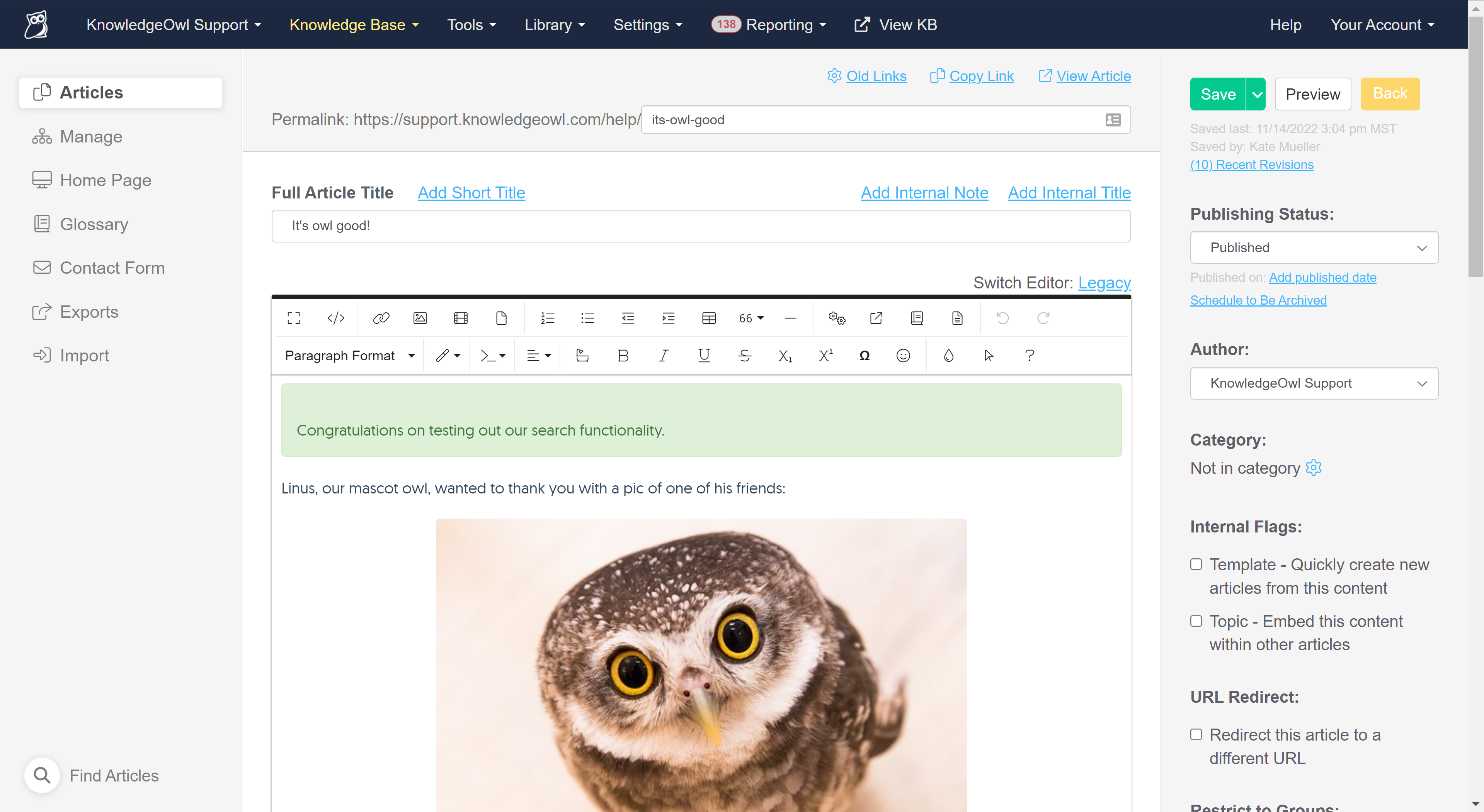 KnowledgeOwl Cost & Reviews - Capterra Australia 2025