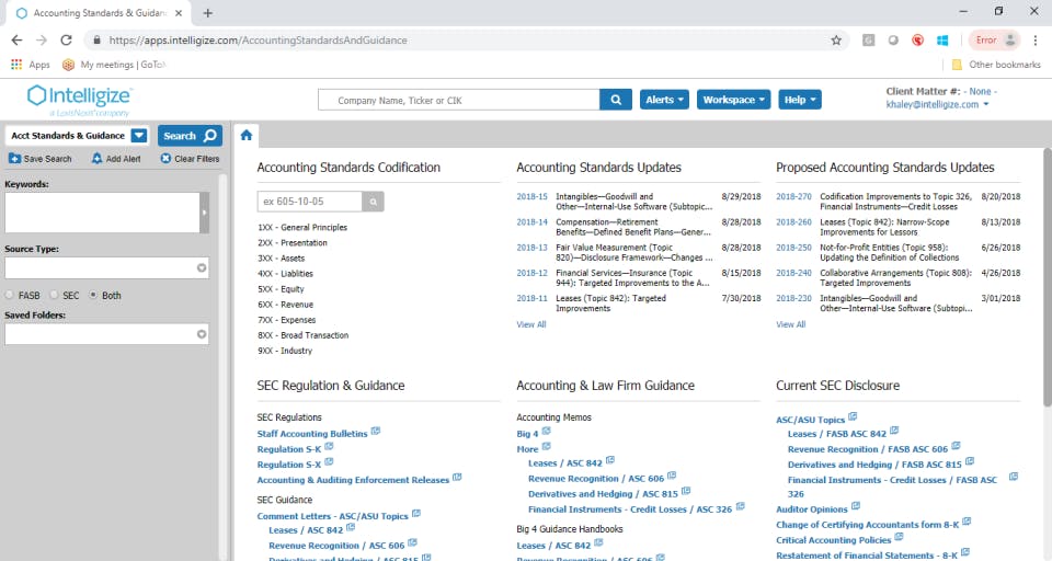 Intelligize Pricing, Alternatives & More 2025 | Capterra