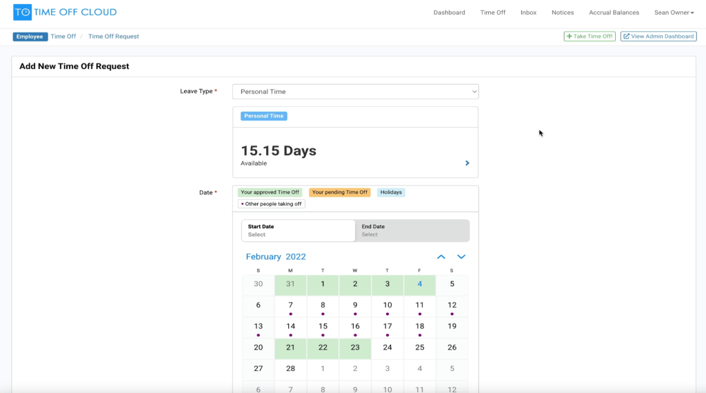 Time Off Cloud - Avis, notes, prix et abonnements - Capterra France 2025