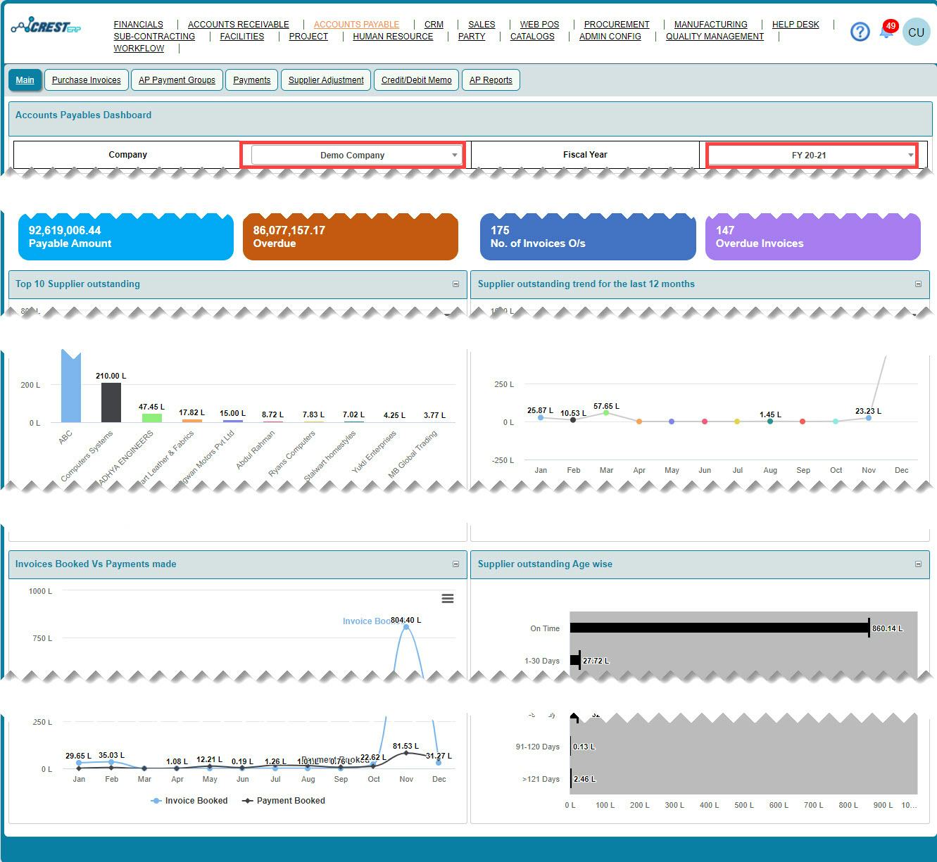 CREST ERP Software - 2022 Reviews, Pricing & Demo