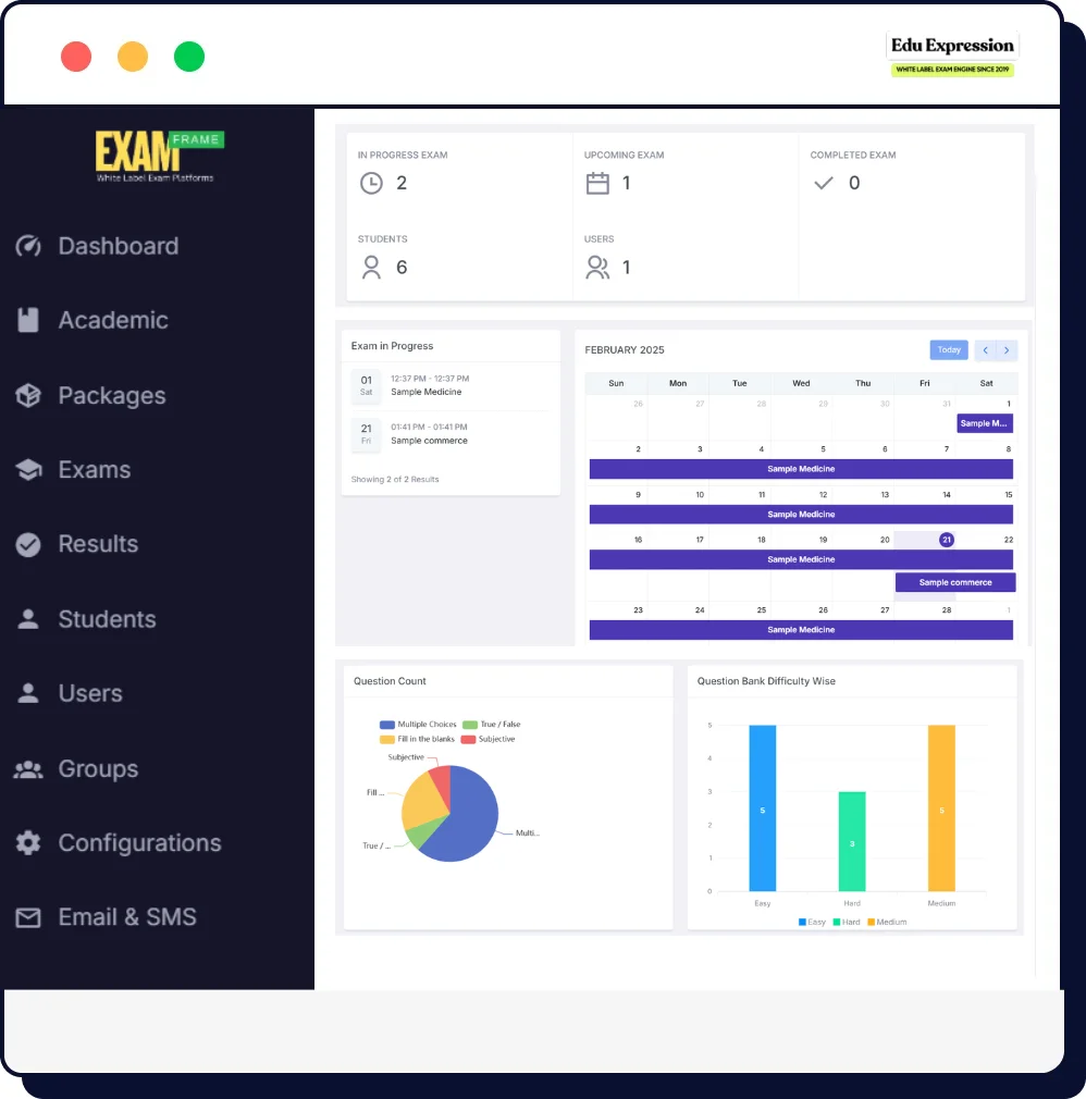 Exam Frame Pricing, Alternatives & More 2025 | Capterra