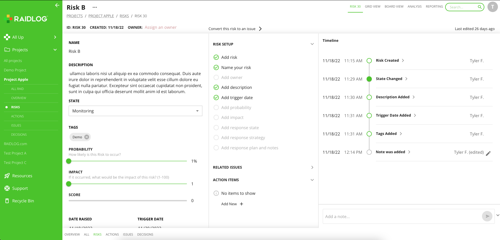 Raidlog | Reviews, Pricing & Demos - SoftwareAdvice AU