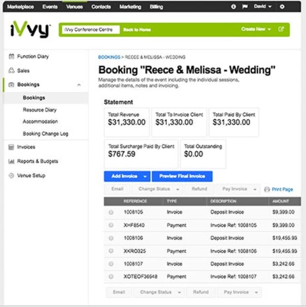 iVvy Venue Management Pricing, Alternatives & More 2022 - Capterra
