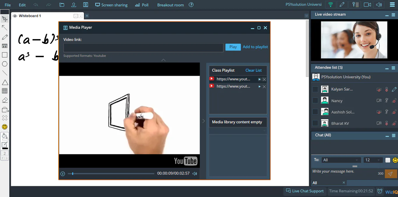 WizIQ Virtual Classroom: precios, funciones y opiniones | GetApp ...