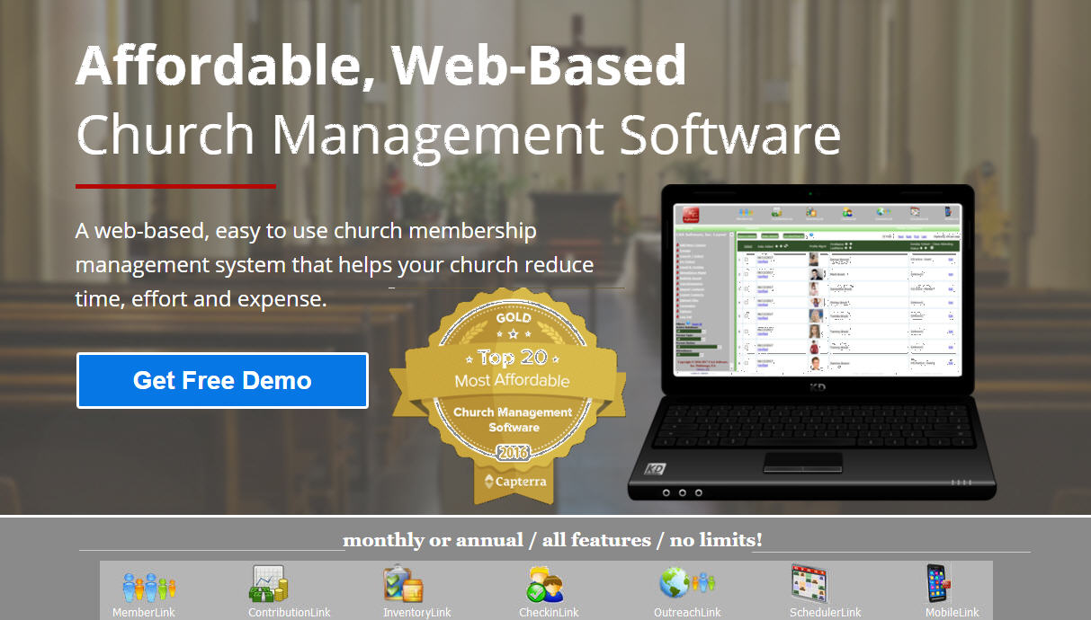 Church MemberLink: precios, funciones y opiniones | GetApp Chile 2025