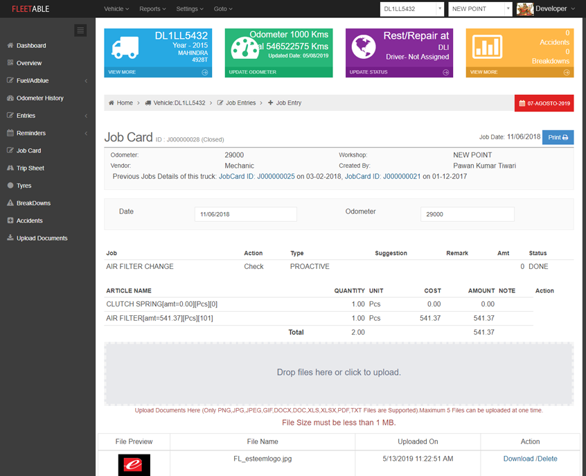 Fleetable Software - 2025 Reviews, Pricing & Demo