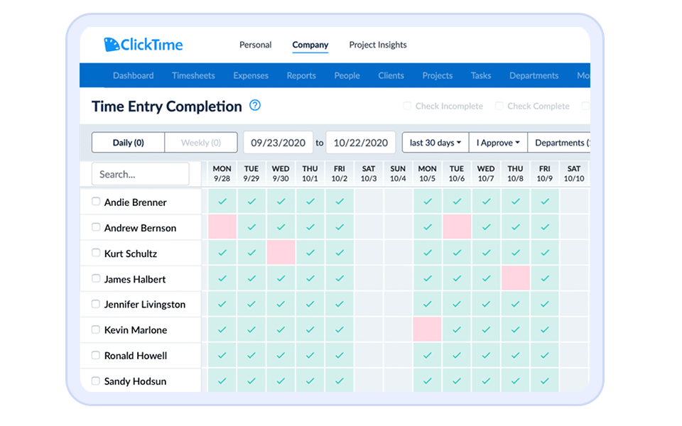 ClickTime Software 2024 – Reviews, Preise & Live-Demos