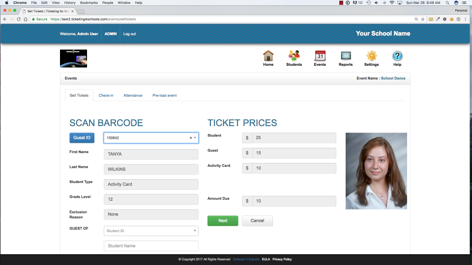Ticketing 4 Schools Pricing, Alternatives & More 2025 | Capterra