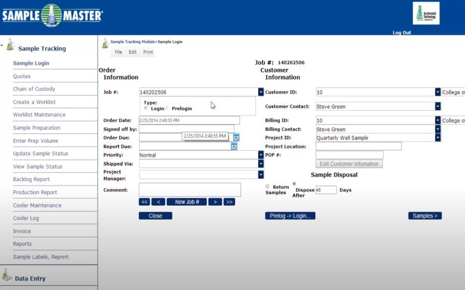 Sample Master Software - 2025 Reviews, Pricing & Demo