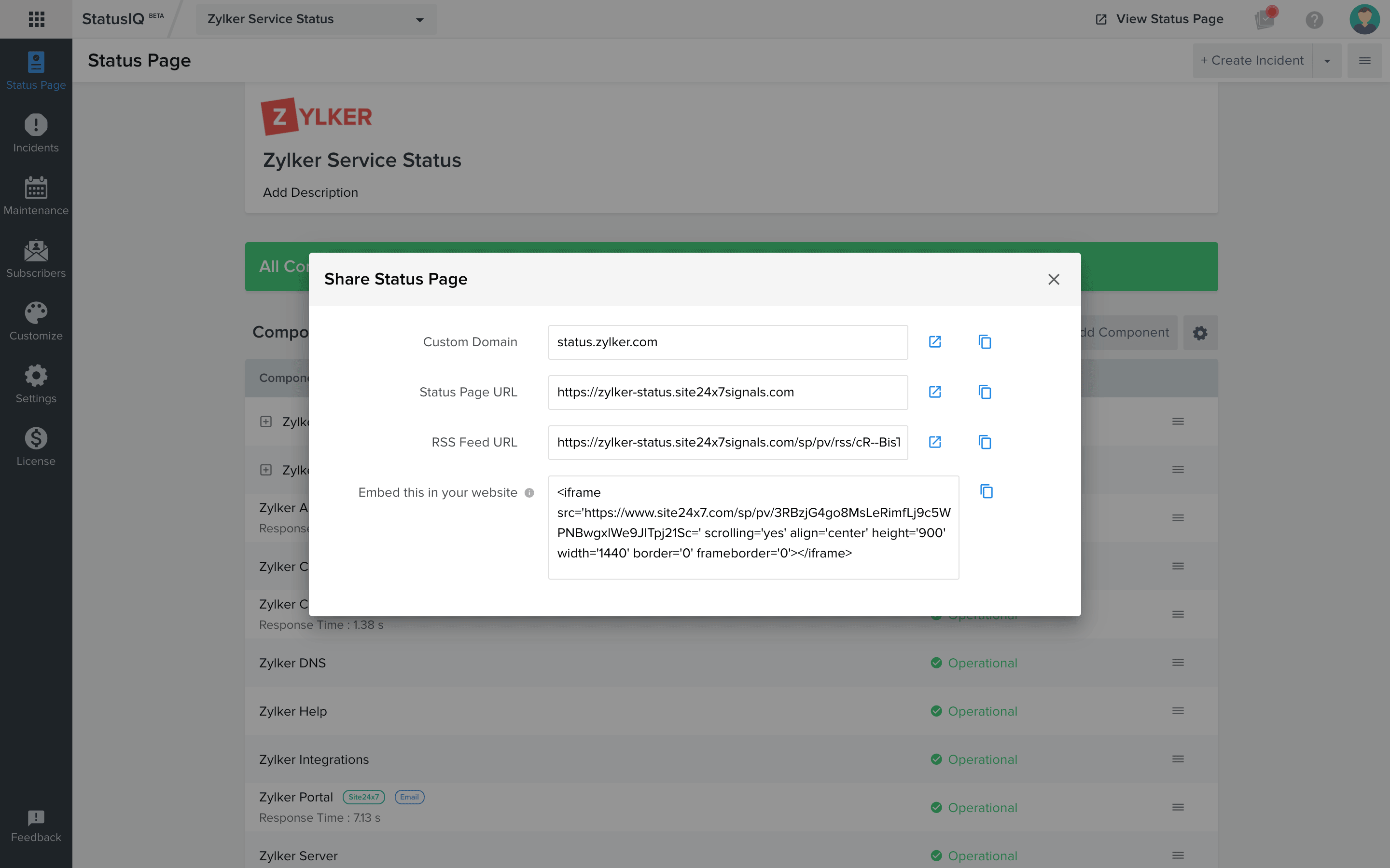 Site24x7 StatusIQ | Reviews, Pricing & Demos - SoftwareAdvice IE