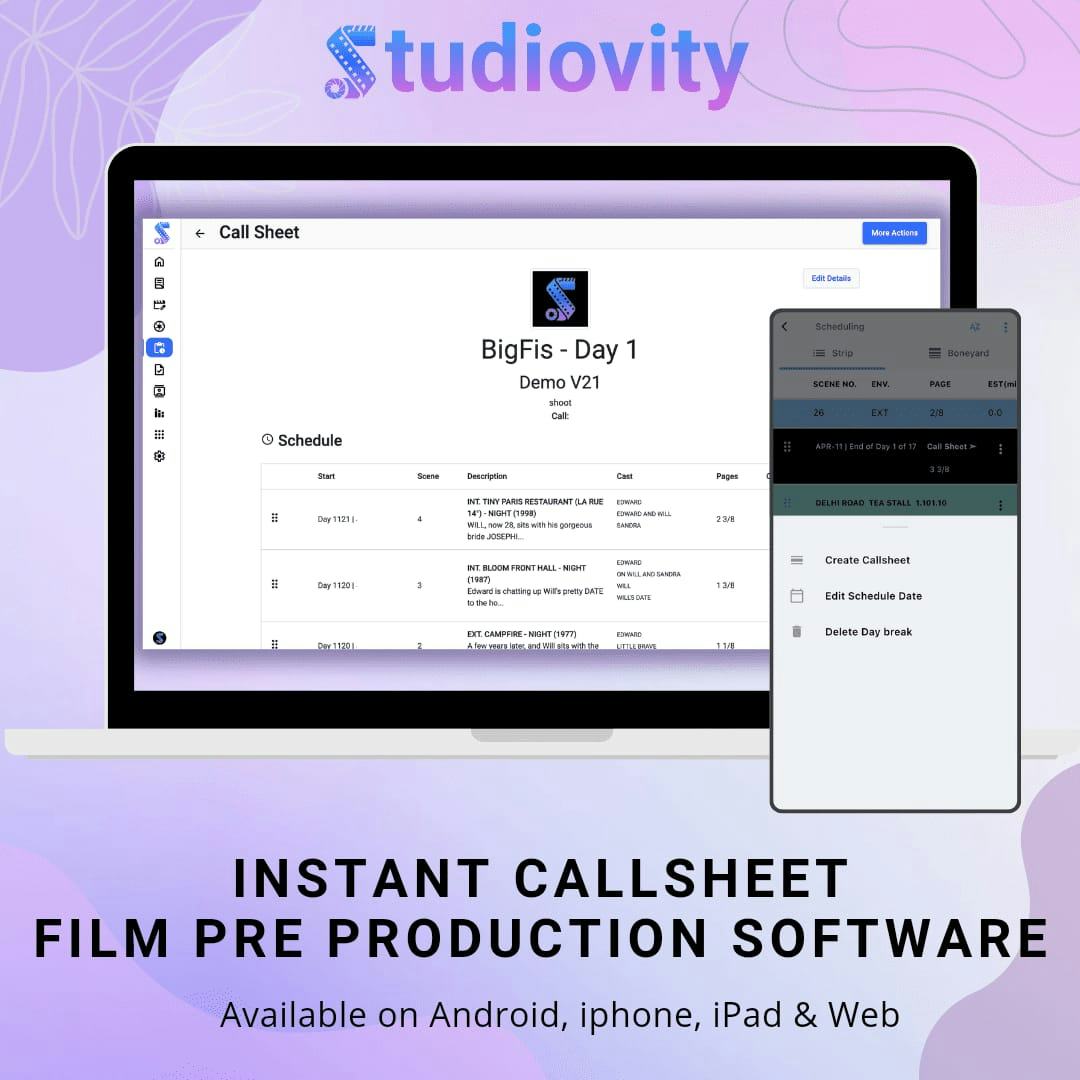 Studiovity Pre-Production Software - 2024 Reviews, Pricing & Demo