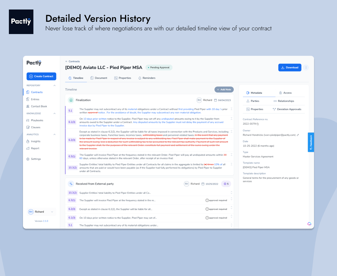 Pactly Software - 2024 Reviews, Pricing & Demo