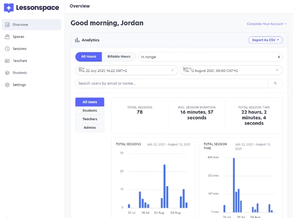Lessonspace Reviews, Demo & Pricing - 2022