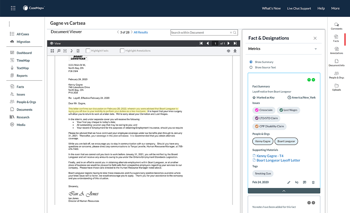 CaseMap Cloud | Reviews, Pricing & Demos - SoftwareAdvice GB