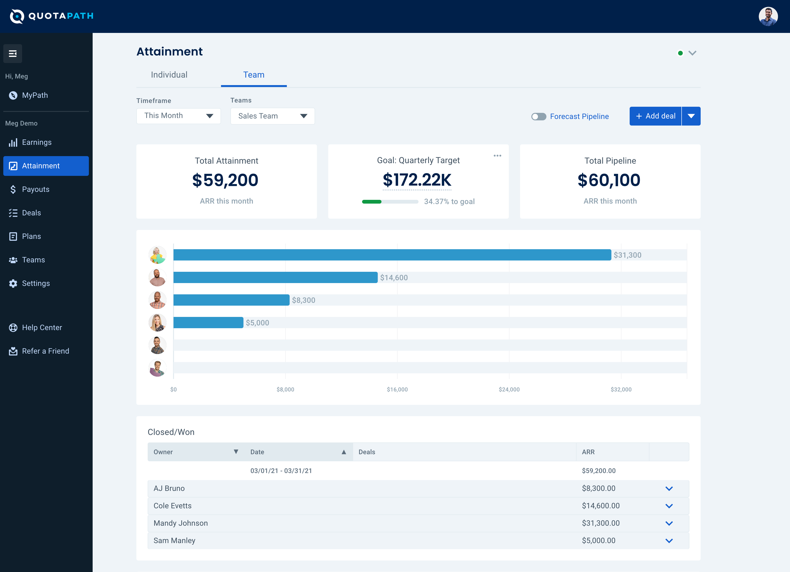 QuotaPath Software Reviews, Demo & Pricing - 2023