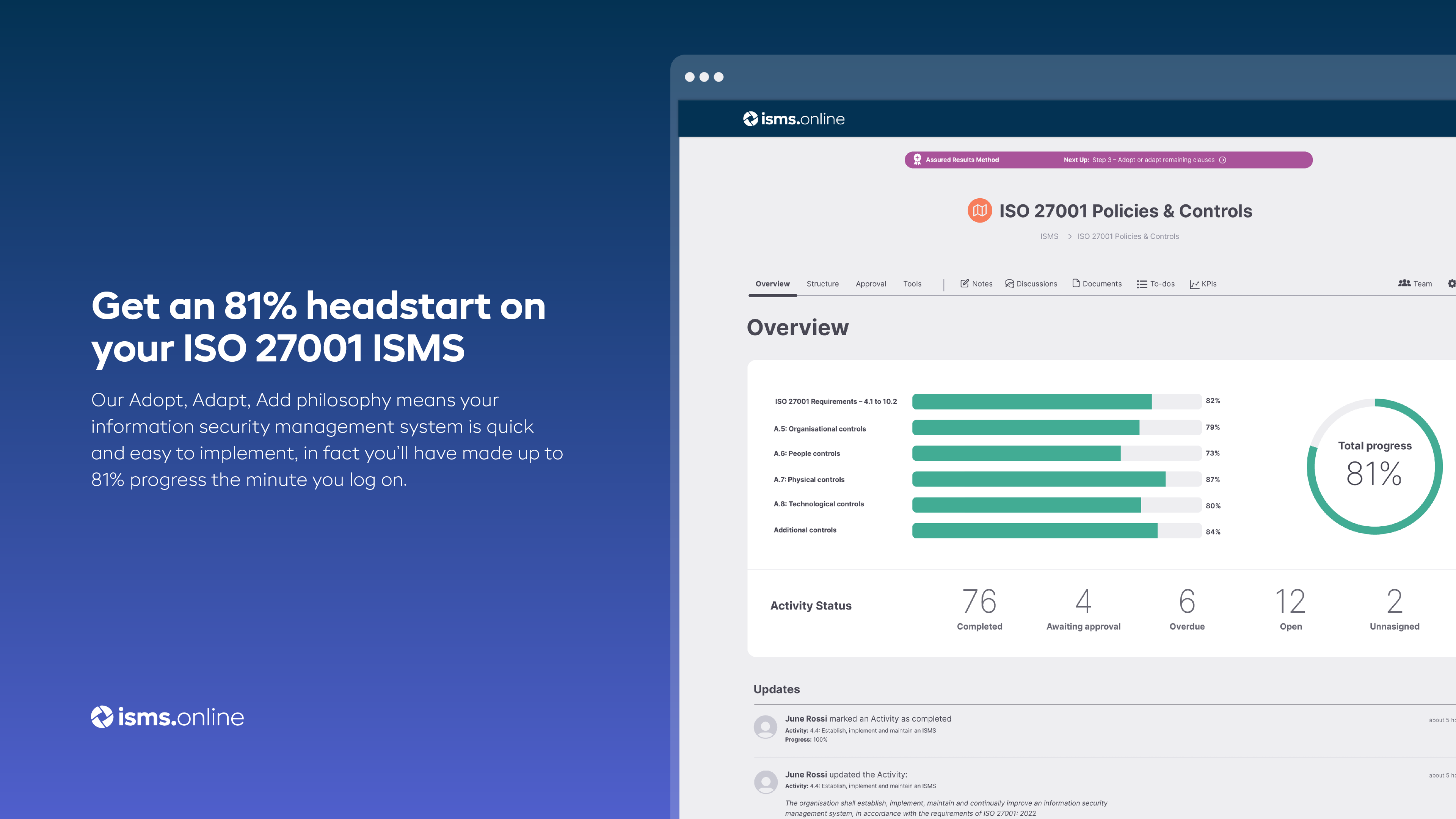 ISMS.online: precios, funciones y opiniones | GetApp Chile 2024