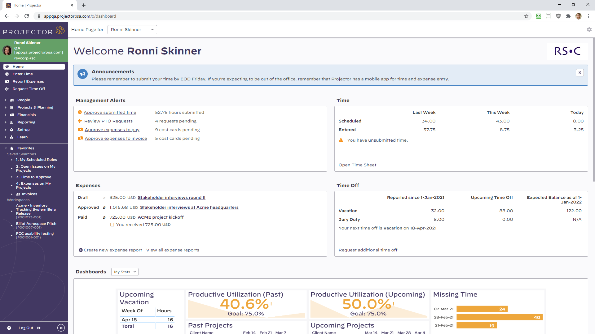 Projector by BigTime Reviews, Cost & Features | GetApp Australia 2025