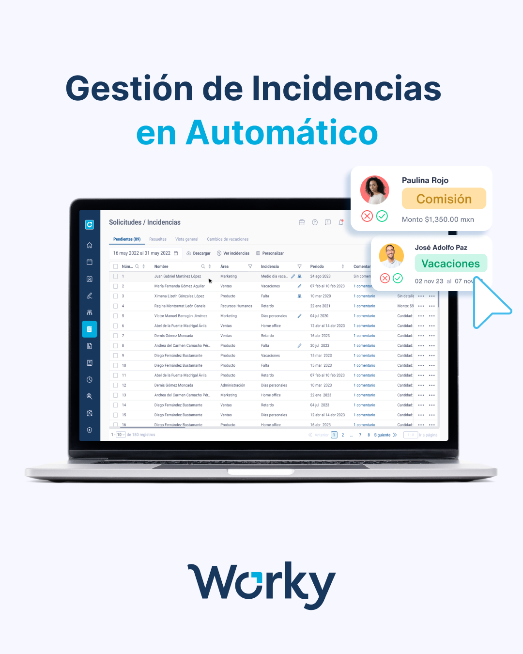 Worky: precios, funciones y opiniones | GetApp México 2025