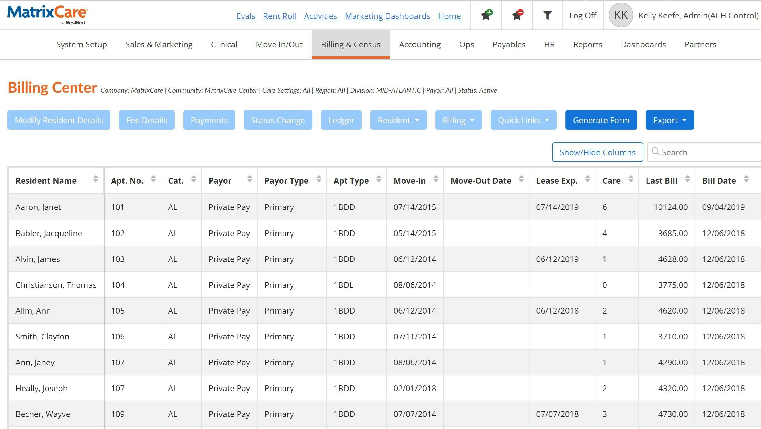 MatrixCare Senior Living Facility Software - 2023 Reviews, Pricing & Demo
