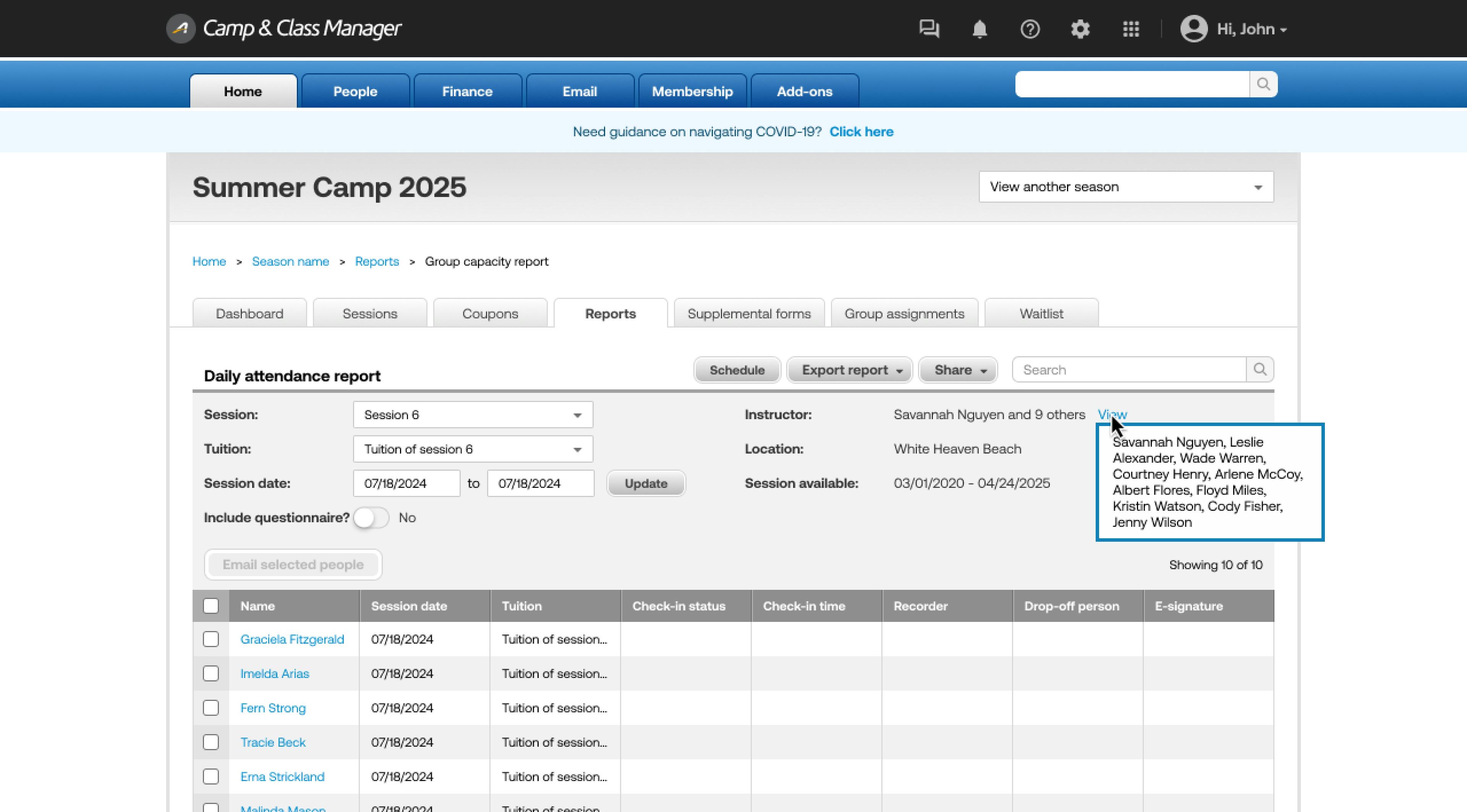 Camp & Class Manager Software - 2025 Reviews, Pricing & Demo