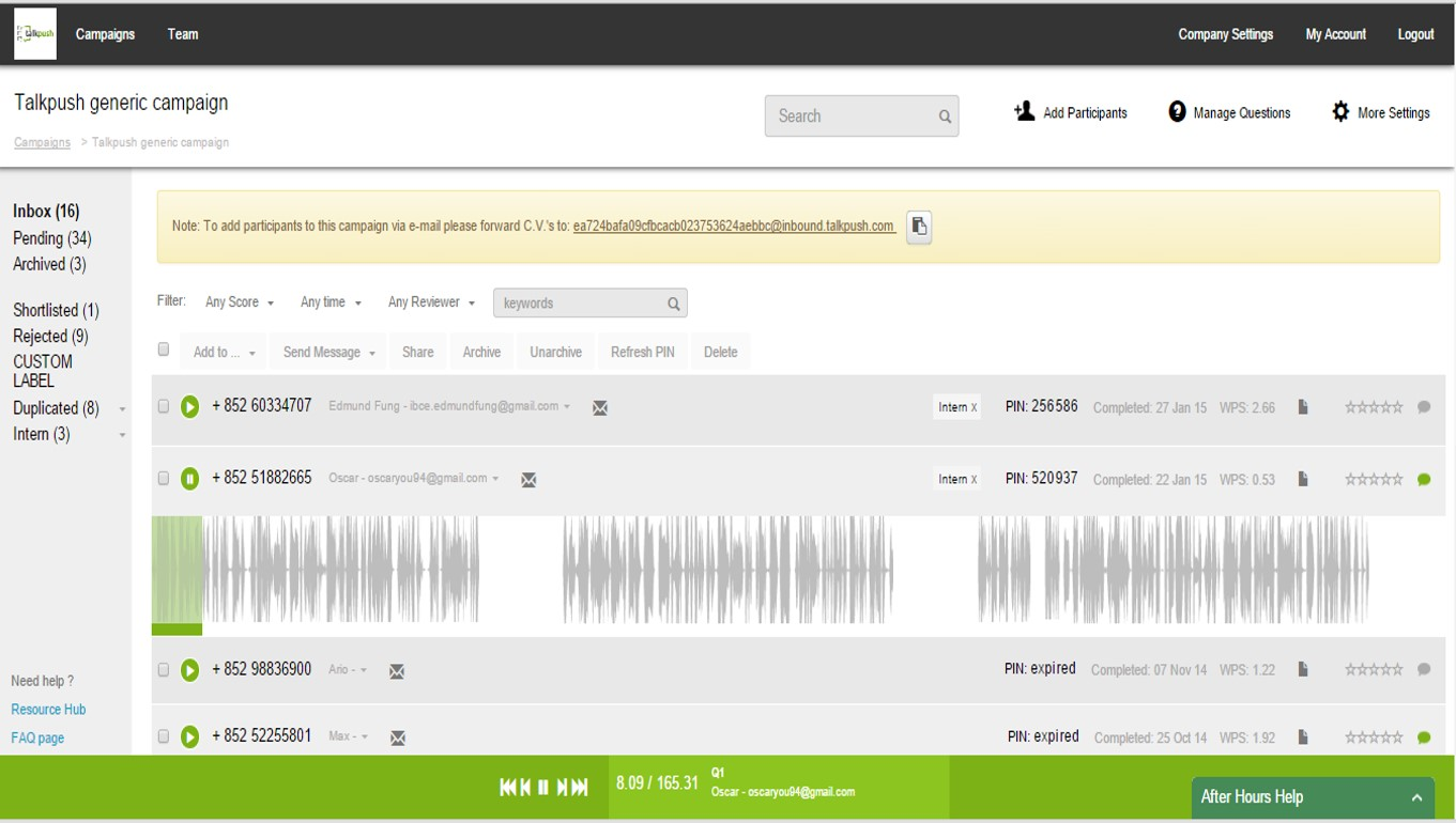 Talkpush | Reviews, Pricing & Demos - SoftwareAdvice GB