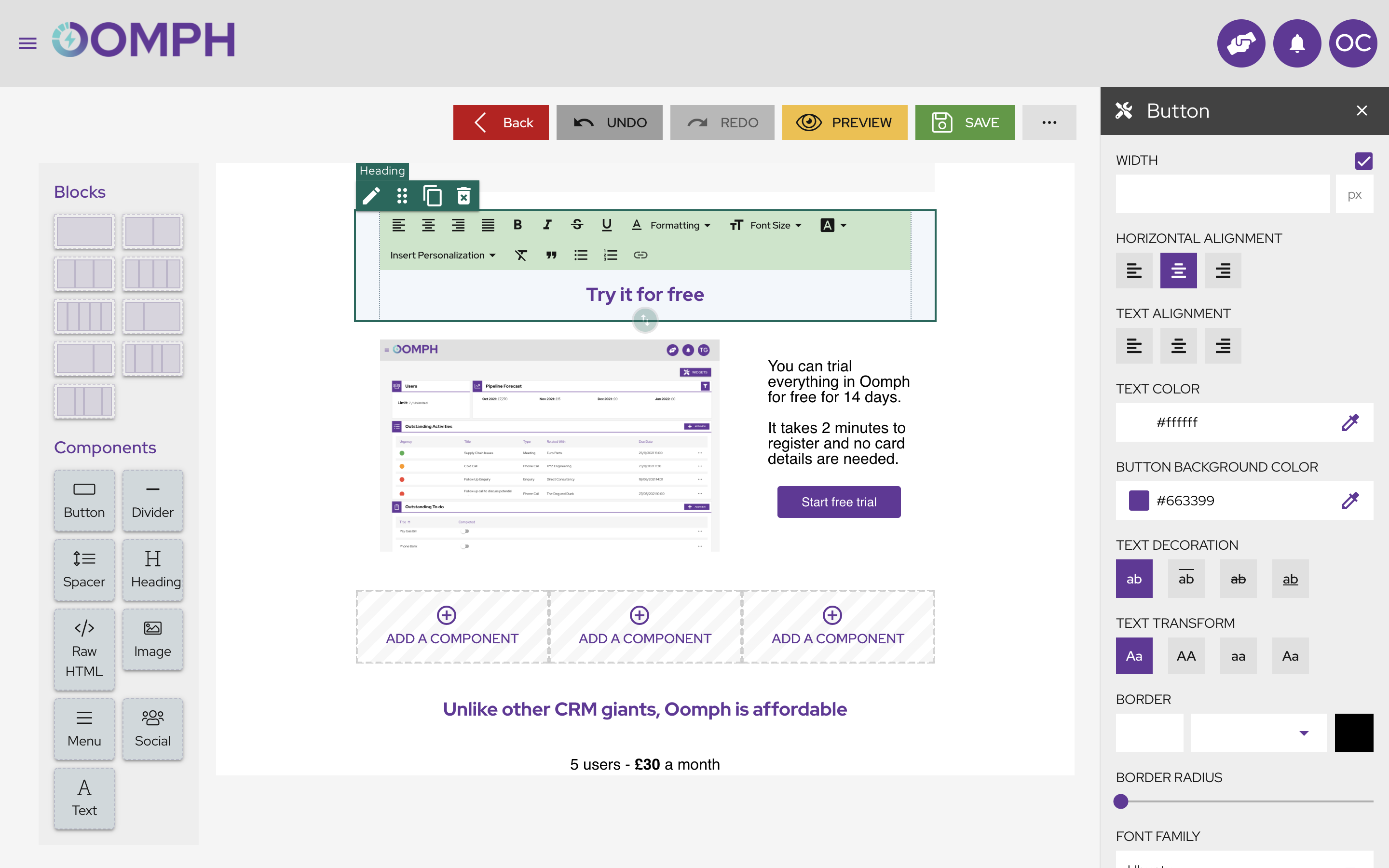 Oomph Software Reviews, Demo & Pricing - 2024