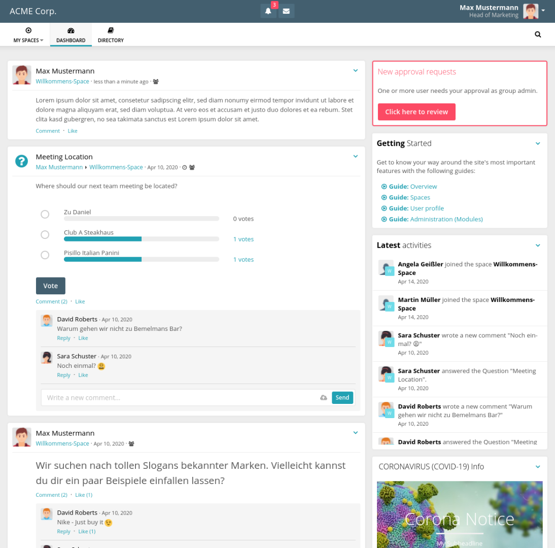 HumHub | Reviews, Pricing & Demos - SoftwareAdvice GB