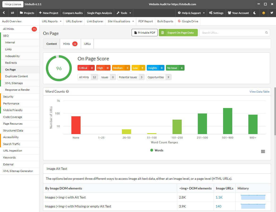 Sitebulb Software - 2024 Reviews, Pricing & Demo