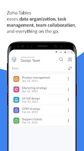 Zoho Tables Software - 2024 Reviews, Pricing & Demo