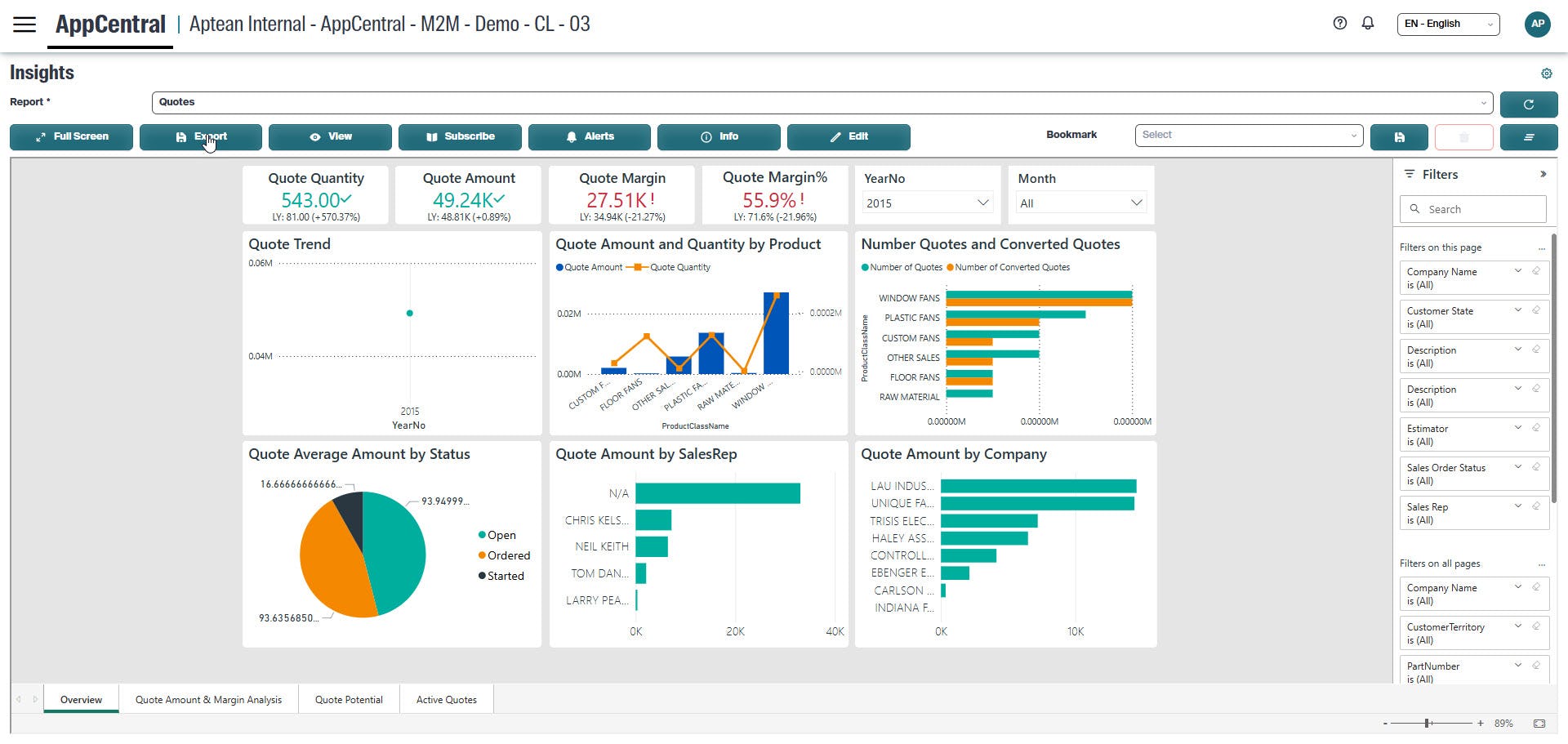Aptean Industrial Manufacturing ERP Made2Manage Edition | Reviews ...