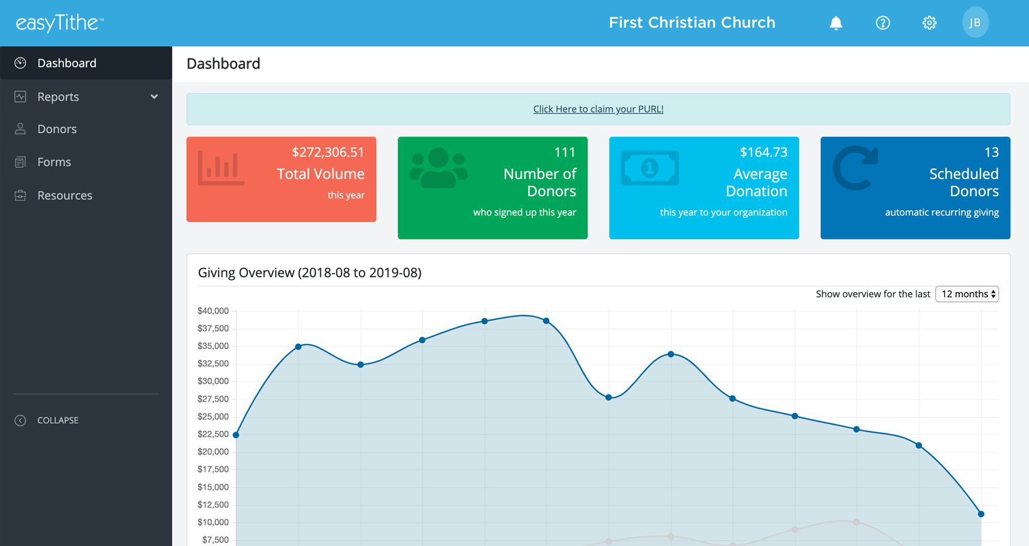 easyTithe | Reviews, Pricing & Demos - SoftwareAdvice IE