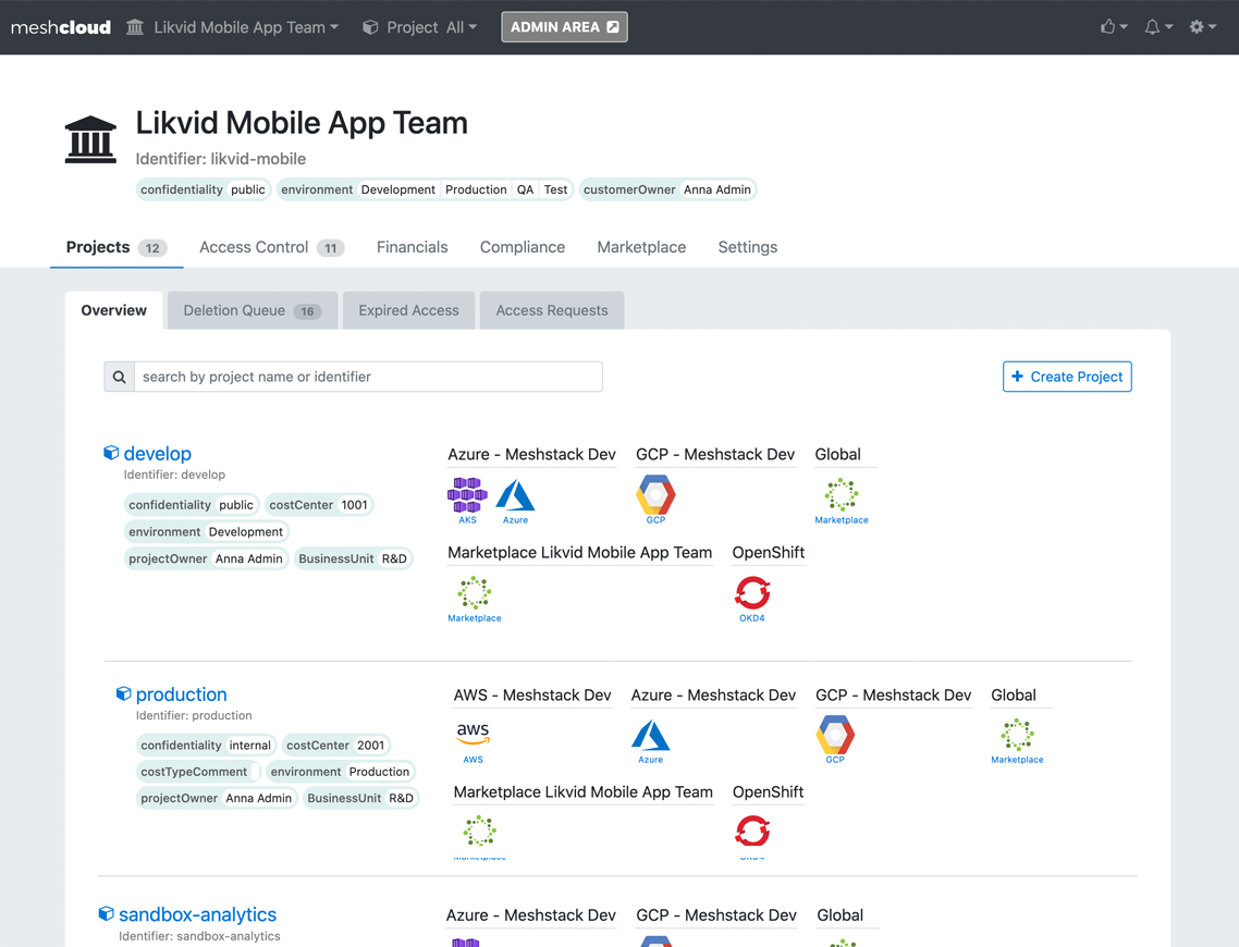 meshcloud Software - 2025 Reviews, Pricing & Demo