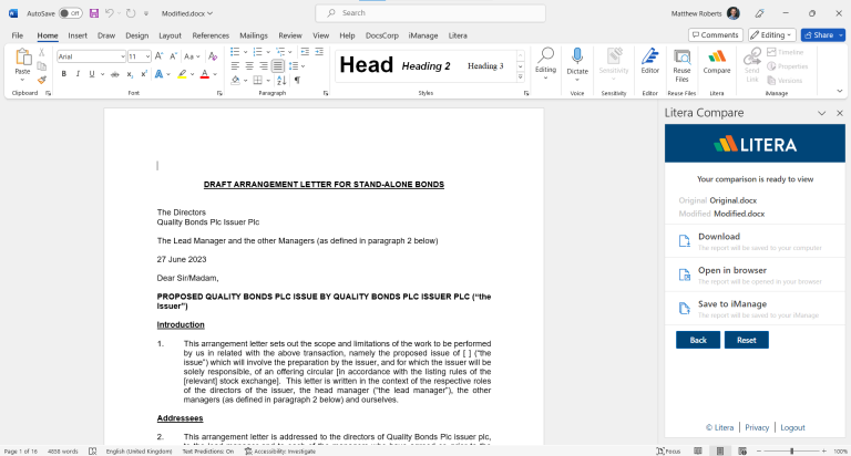 Litera Draft Reviews, Prices & Ratings | GetApp UK 2025