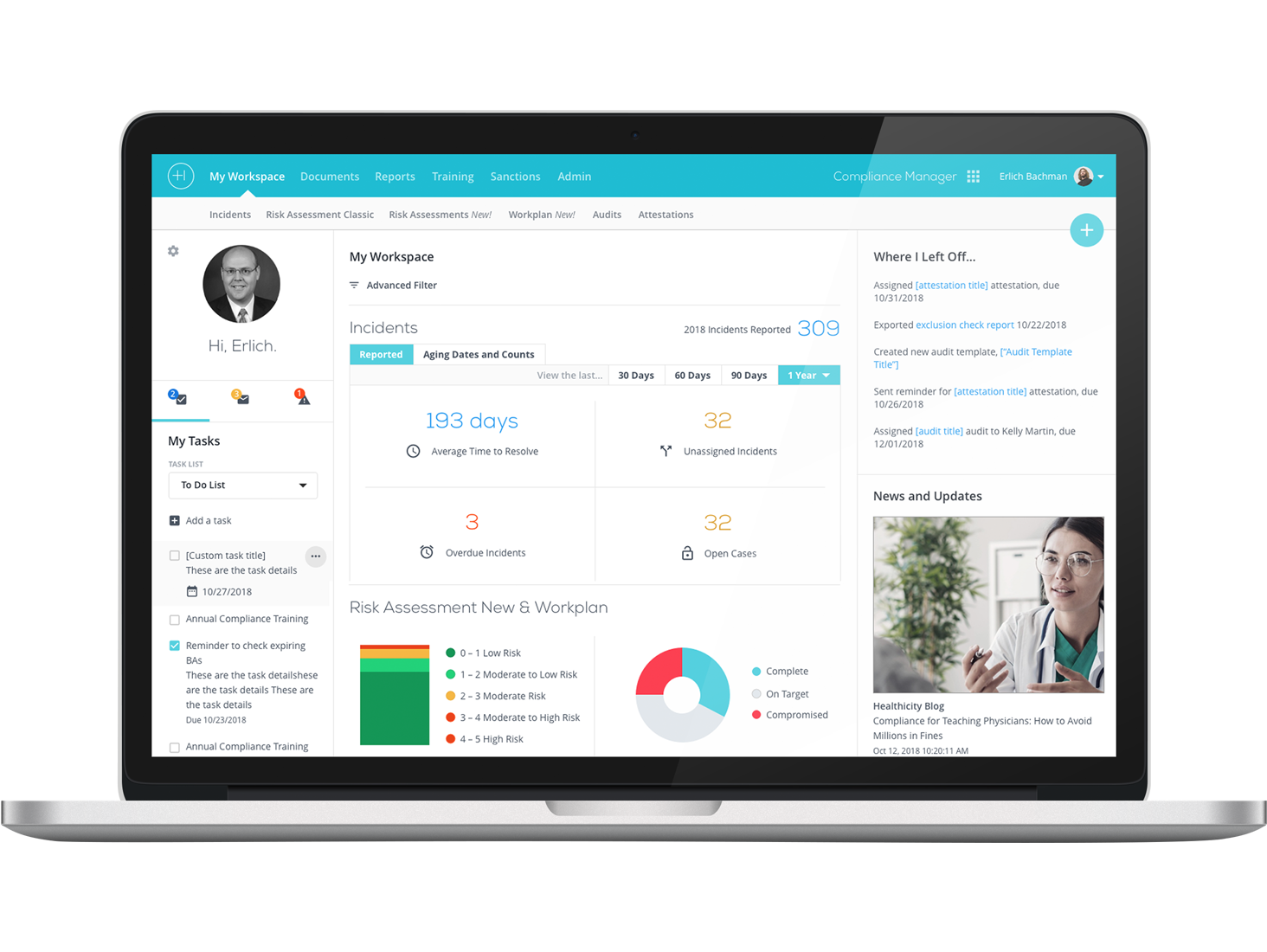 Healthicity Compliance Manager Software - 2023 Reviews, Pricing & Demo