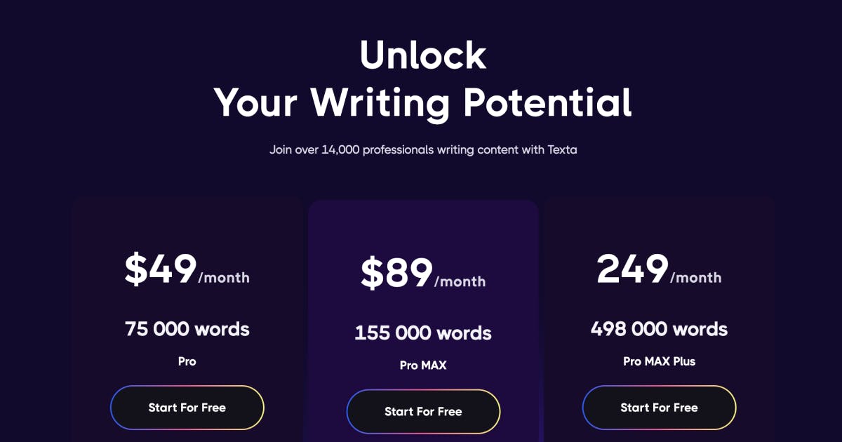 Texta.ai Pricing, Alternatives & More 2022 - Capterra