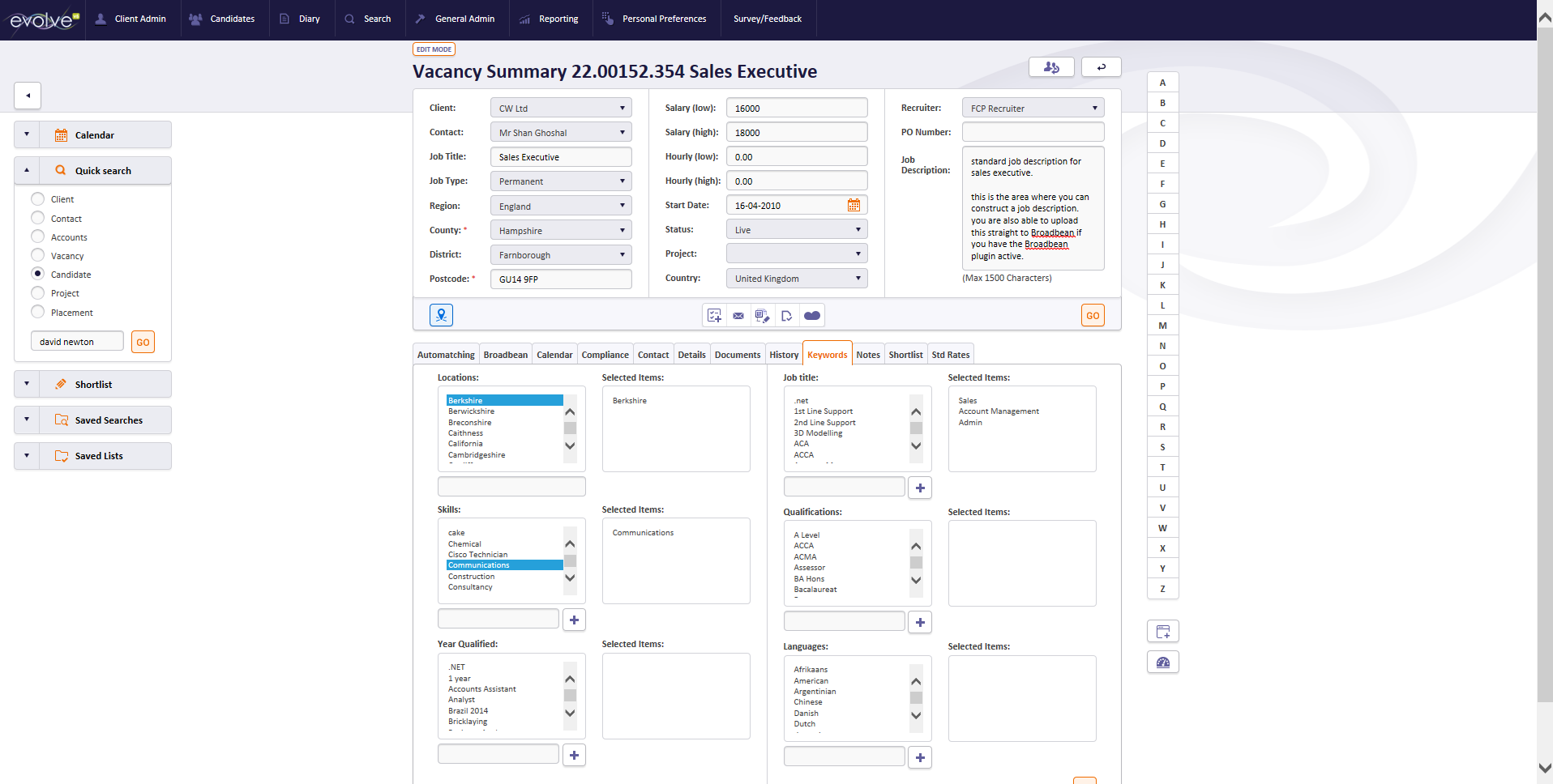 evolve Recruitment Software | Reviews, Pricing & Demos - SoftwareAdvice NZ