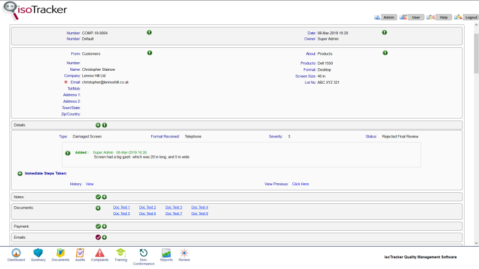 isoTracker Complaints Management - Avis, notes, prix et abonnements ...